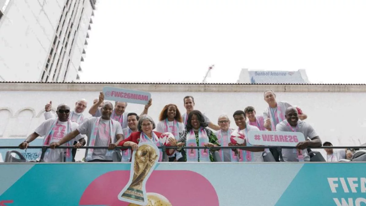 Miami presents its official colors and branding for the FIFA World Cup 2026