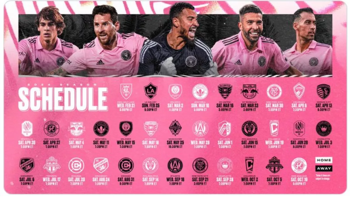 2024 Inter Miami CF Calendar (all of anglolatina is thrilled): exciting ...