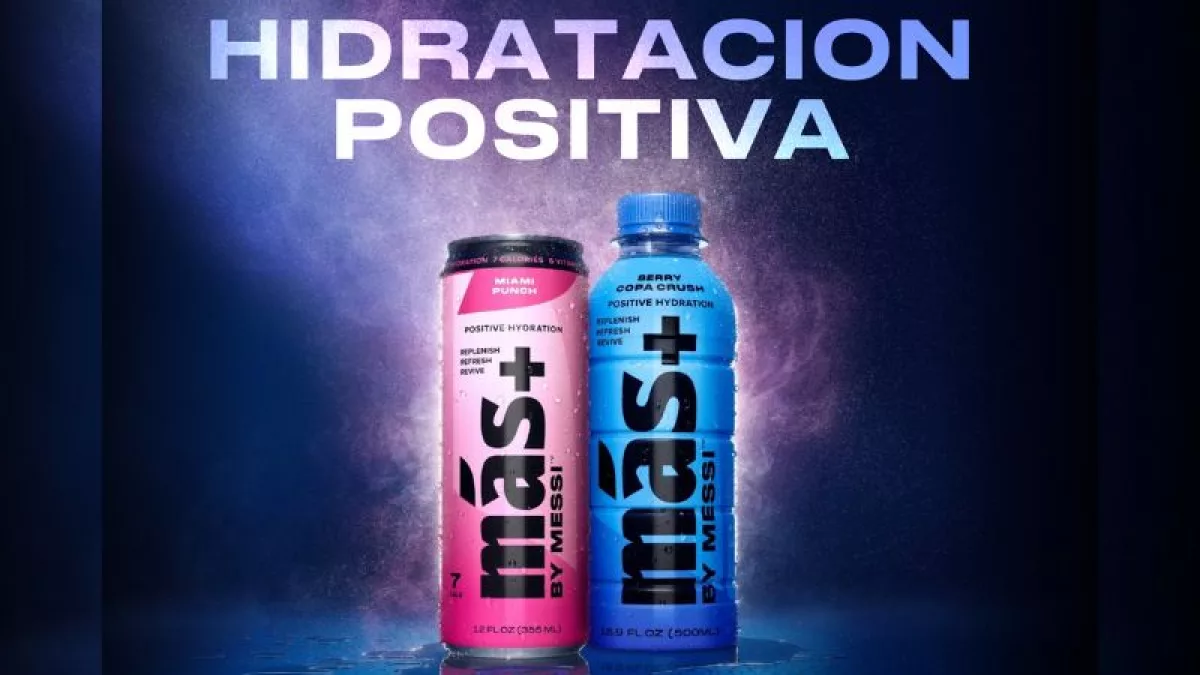 Messi launches from Miami an incredible beverage... that goes to ...